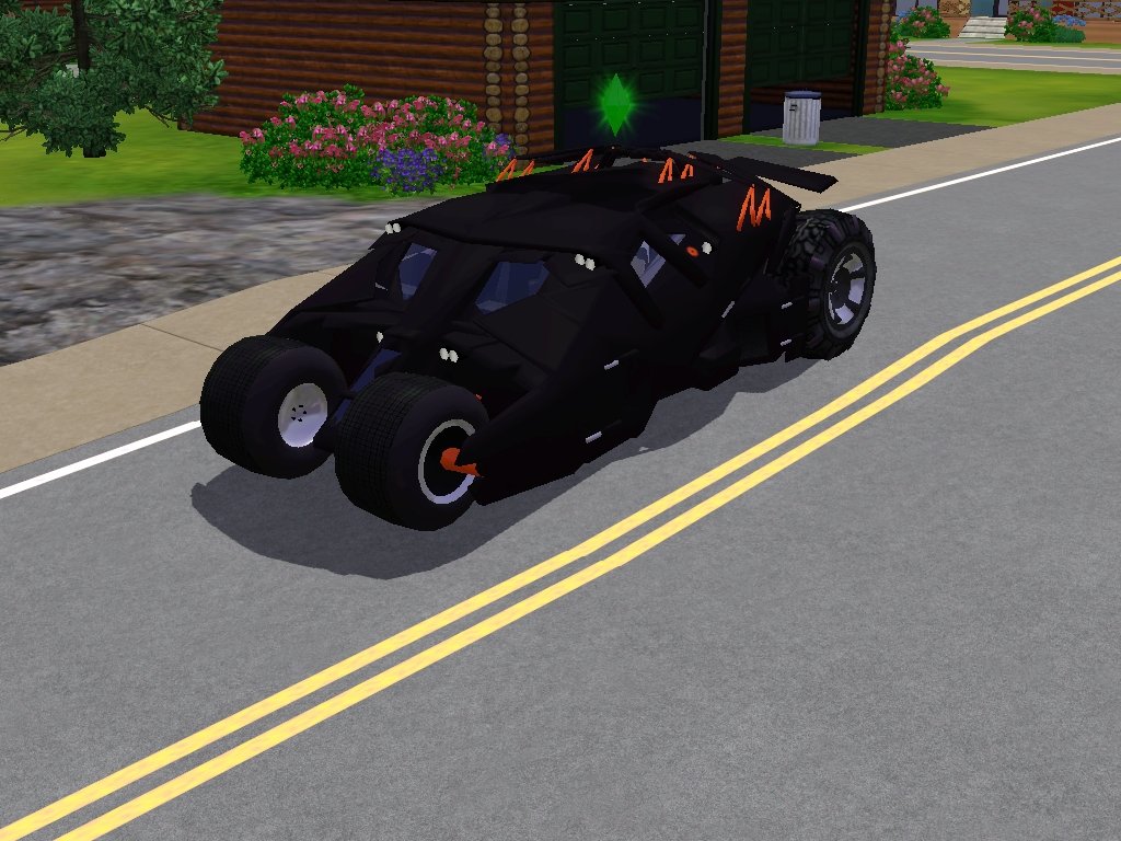 The "Tumbler" Batmobile 2005 - Downloads - The Sims 3 - LoversLab