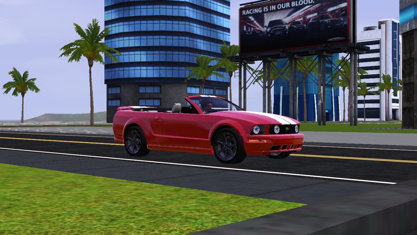 Ford Mustang 2005 Gt Convertible - Downloads - The Sims 3 - LoversLab