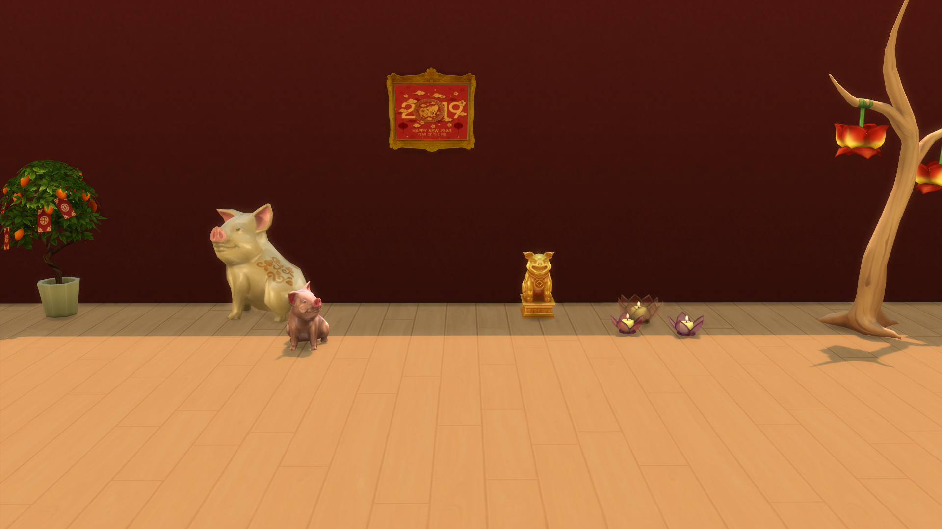 Happy New Year 2019 - Year of the Pig - Downloads - The Sims 4 - LoversLab