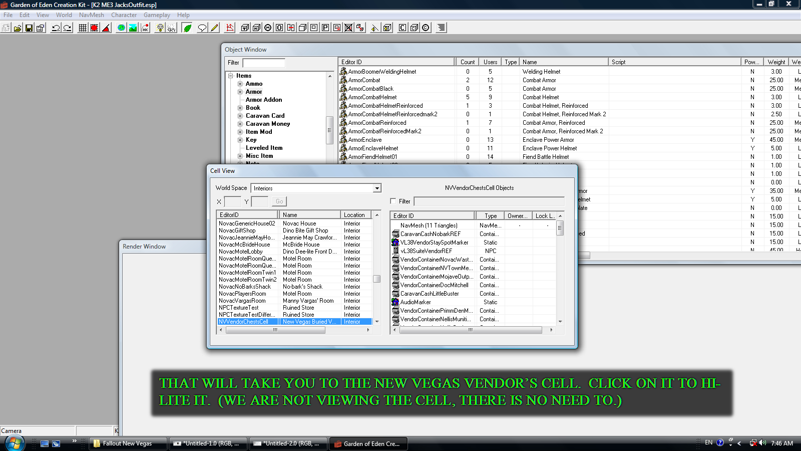 Do it Dirty: Add an Armor in the GECK - Tutorials & Guides - LoversLab