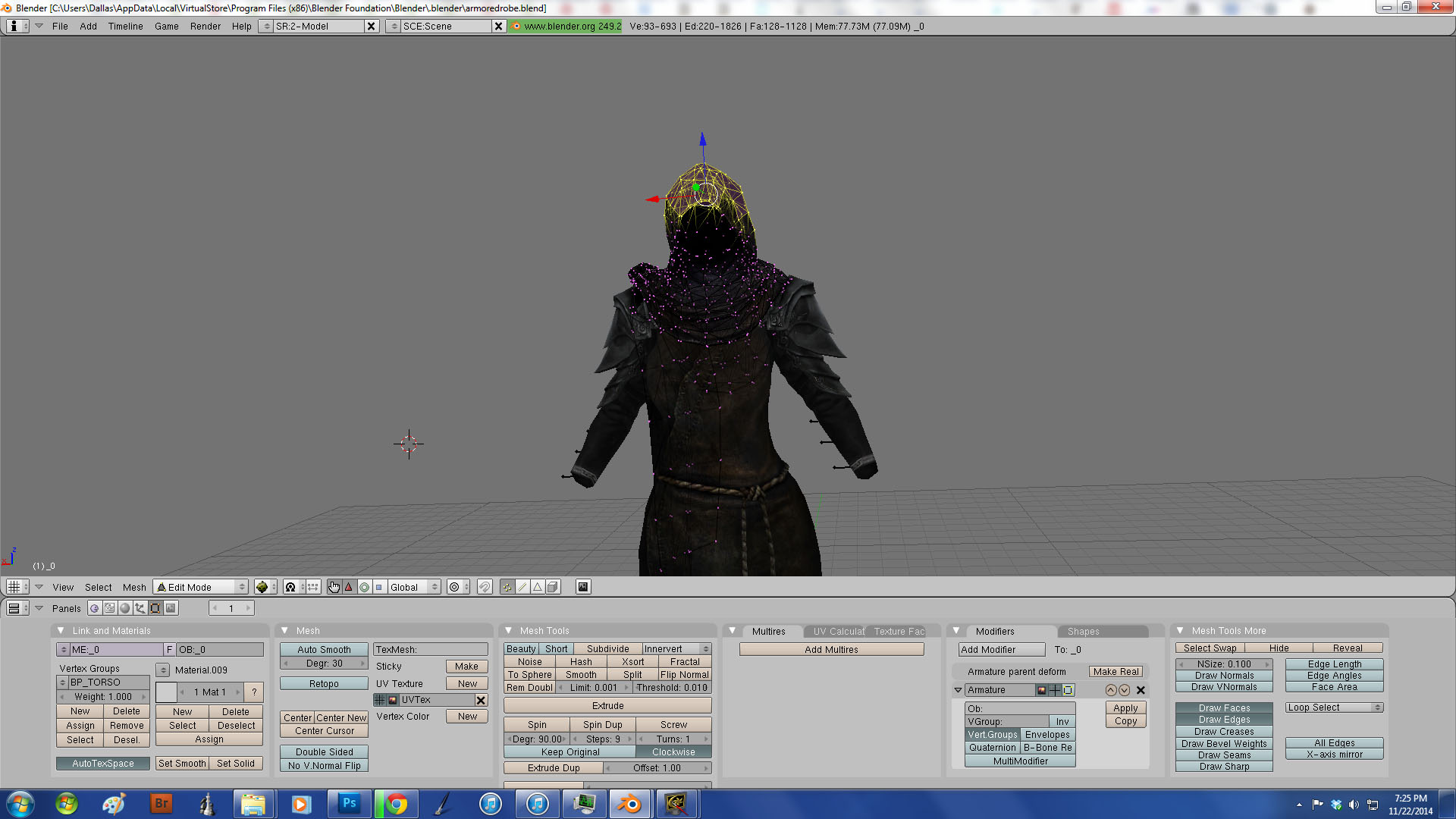 "Blender cannot export unweighted vertices..." - Skyrim Technical Support - LoversLab