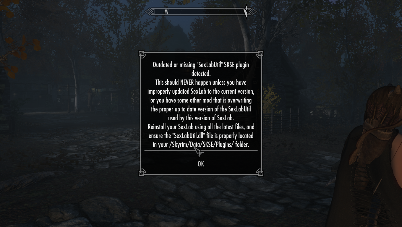 Problem With Sexlab Skyrim Seplease Help With Fix It Technical Support Skyrim Special