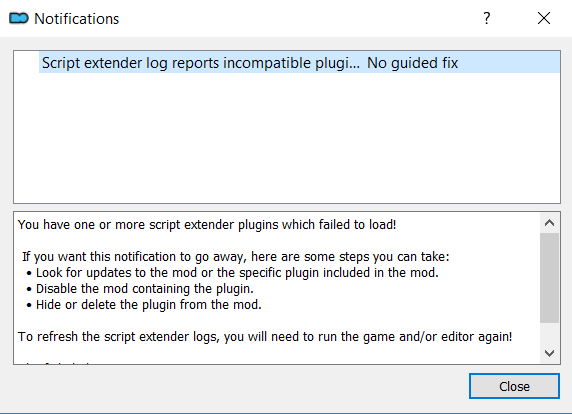 Can Anyone Help Me With This Script Extender Error Technical Support