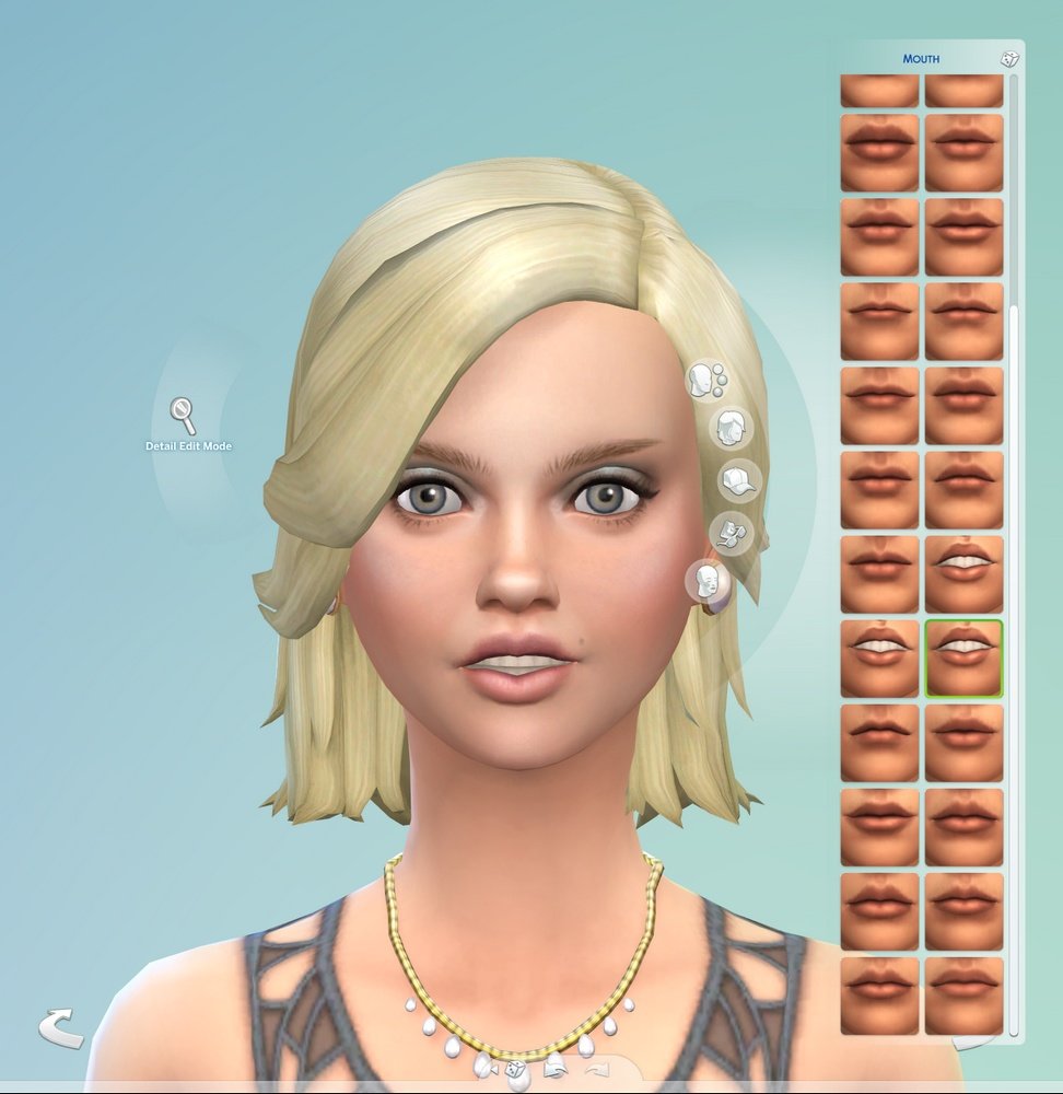 Parted lips, permanent grin, derpy face - Downloads - The Sims 4 ...