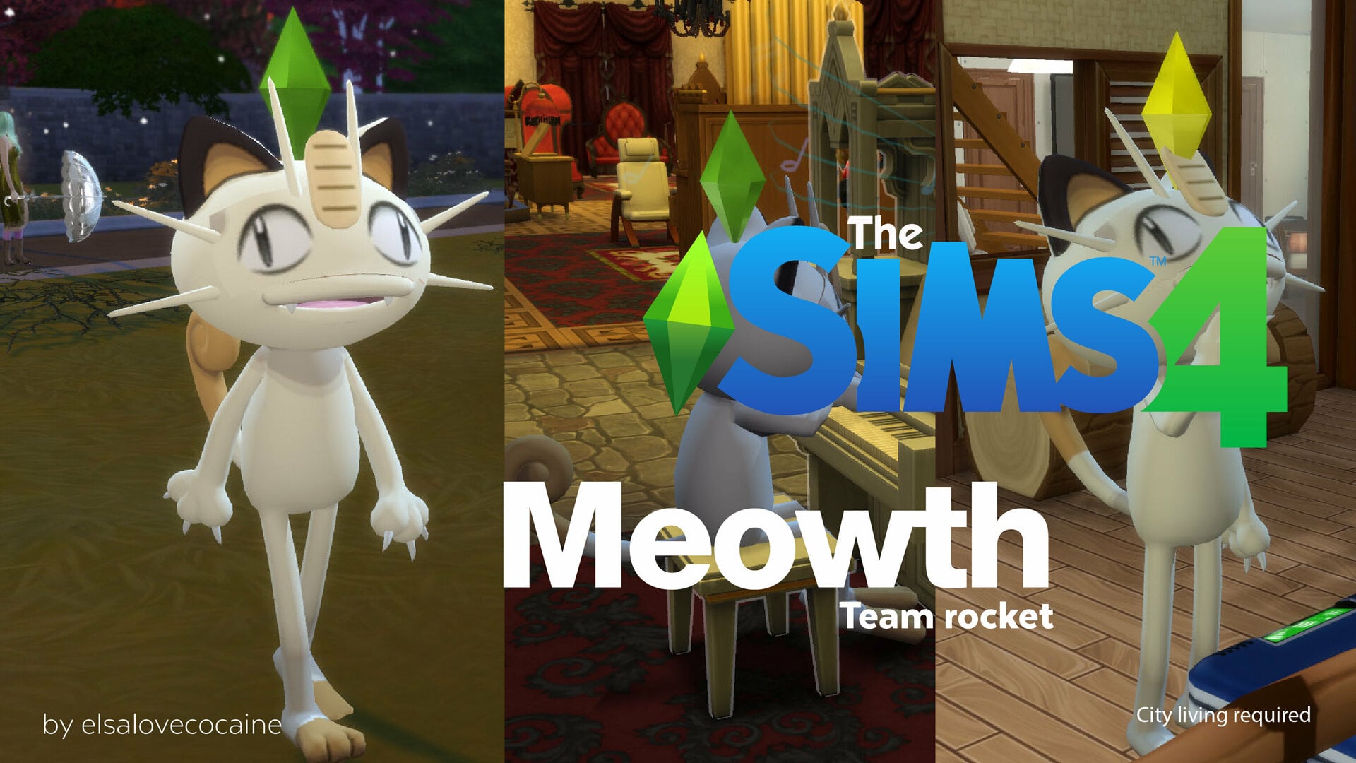 Meowth Sims4 Pokemon Elsa conversion - Clothing - LoversLab