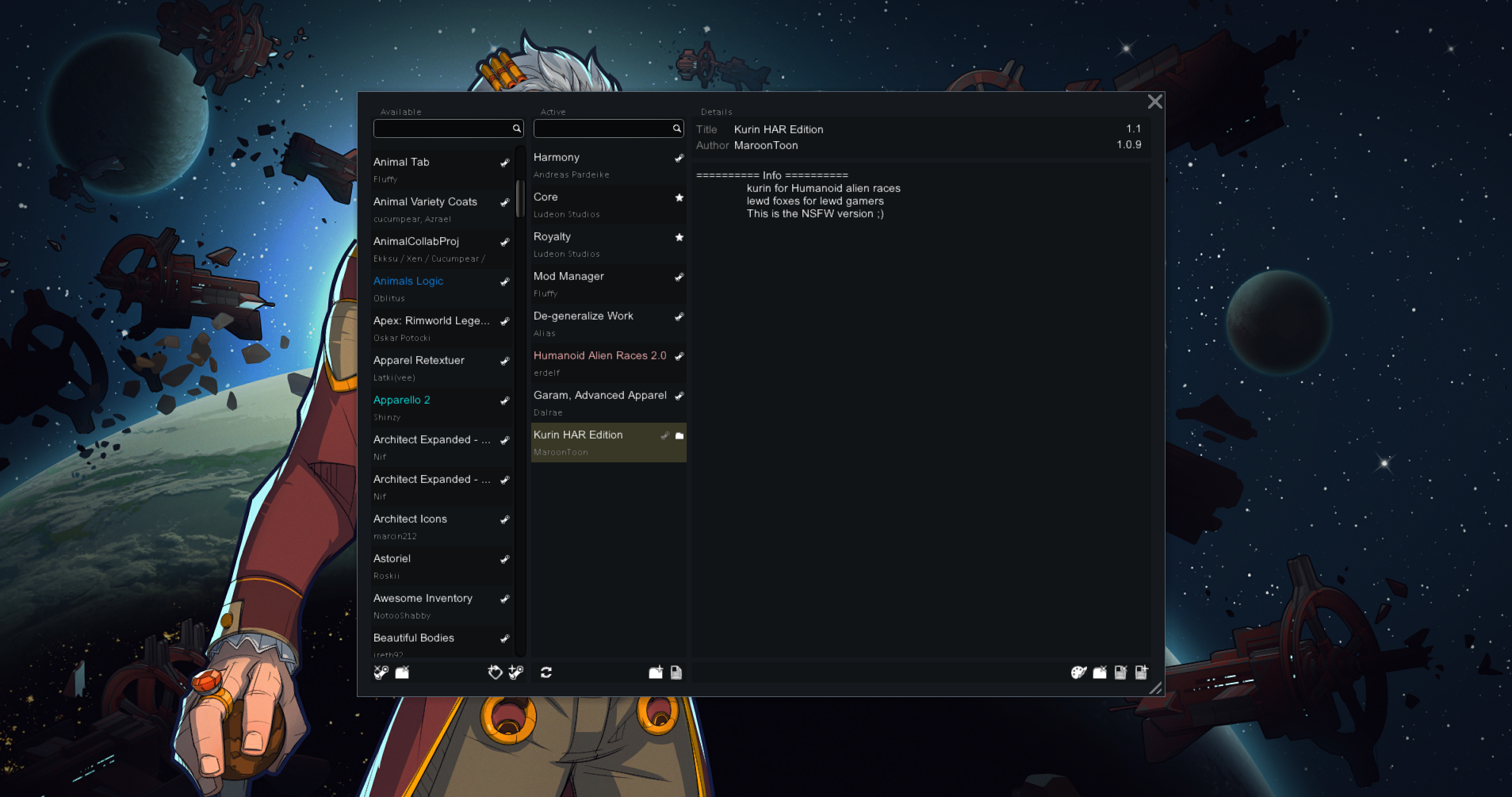 [mod] Kurin RJW edition - Rimworld - LoversLab