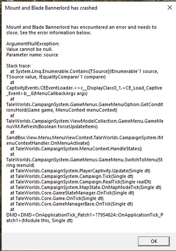 [Mod] Bannerlord Mod: Captivity Events - Page 29 - Mount & Blade II ...