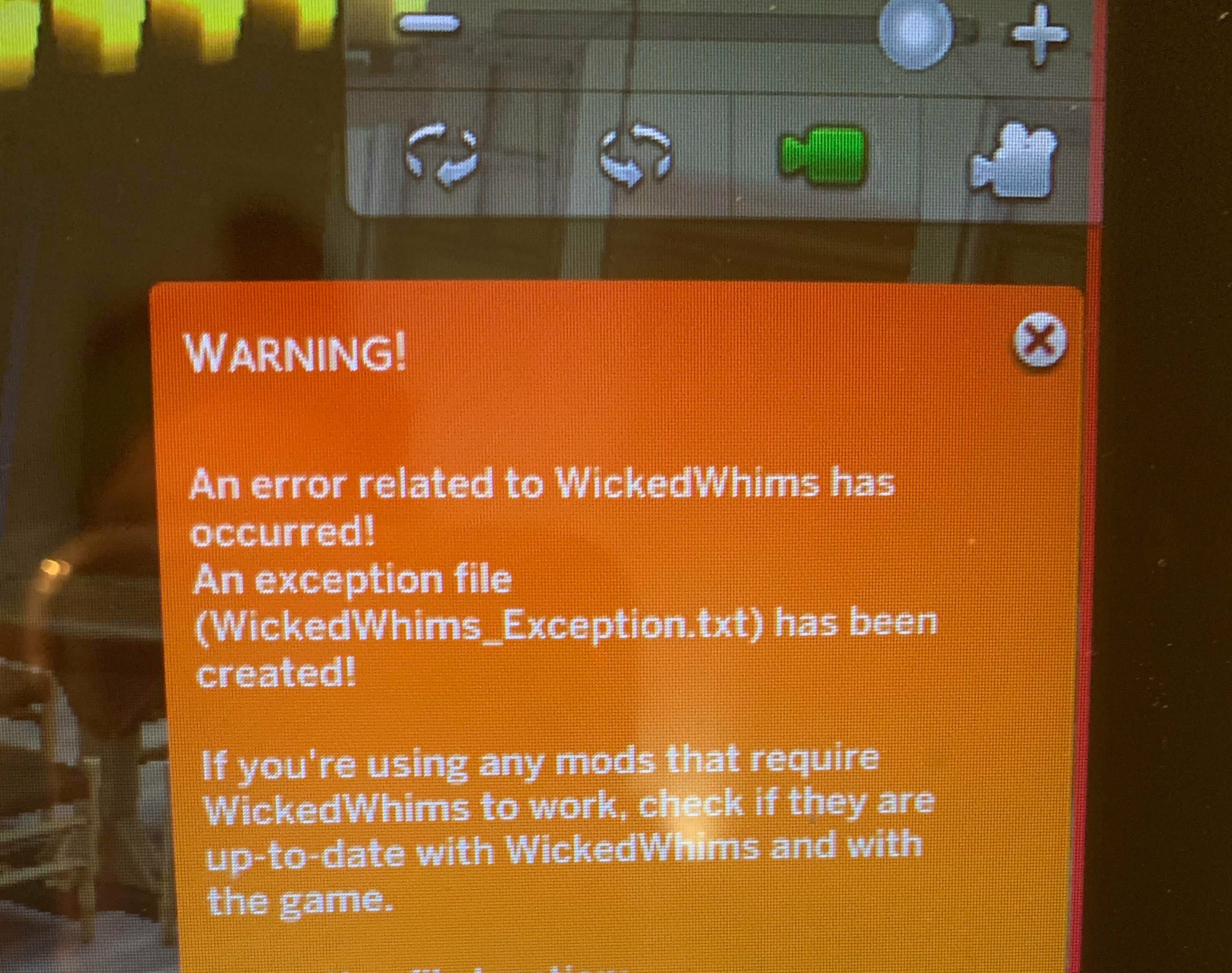 wickedwhims exception.txt has been created - Technical Support - WickedWhims - LoversLab