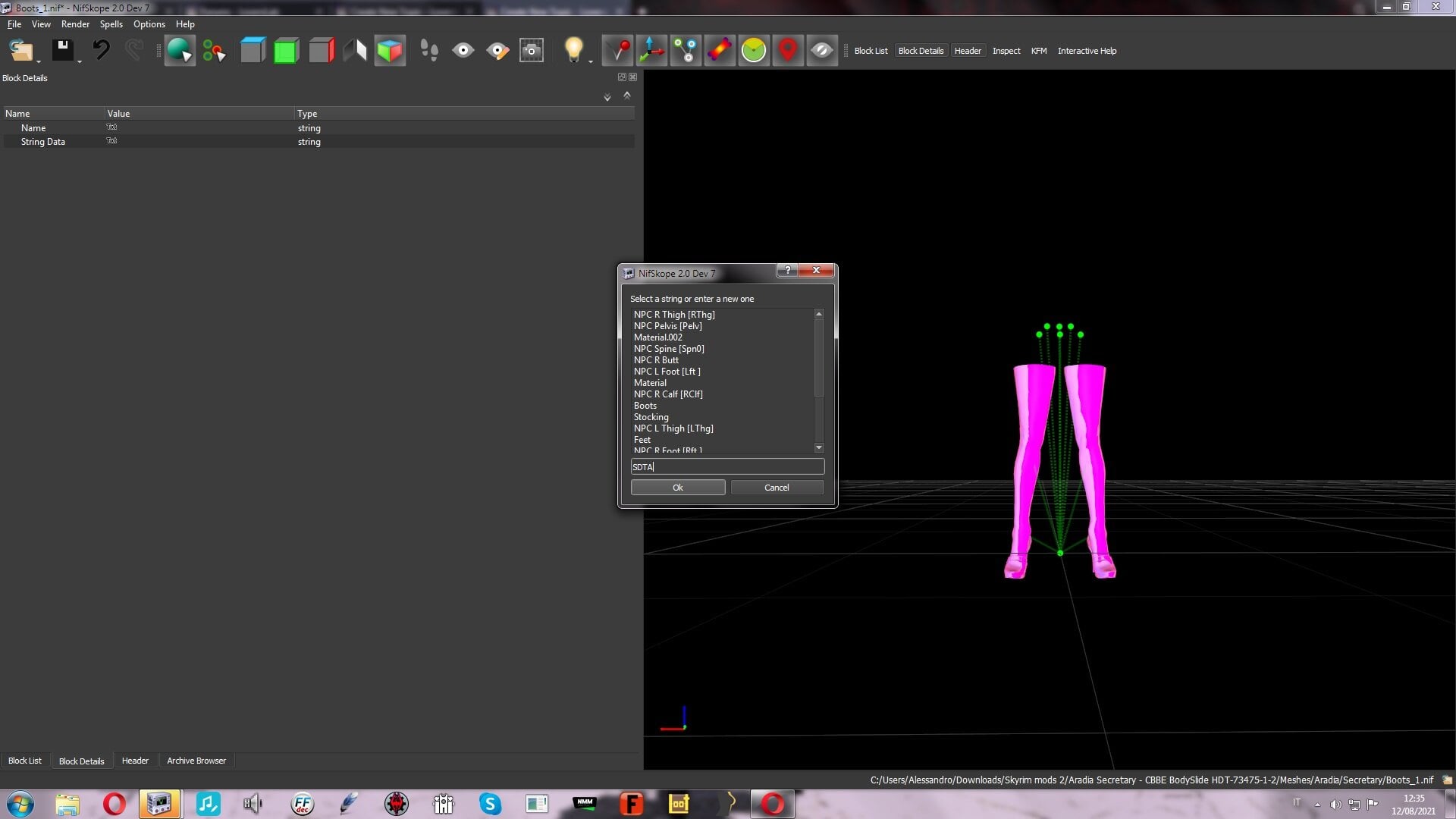 How to add NiOverride into armor - Tutorial Nifskope - LoversLab