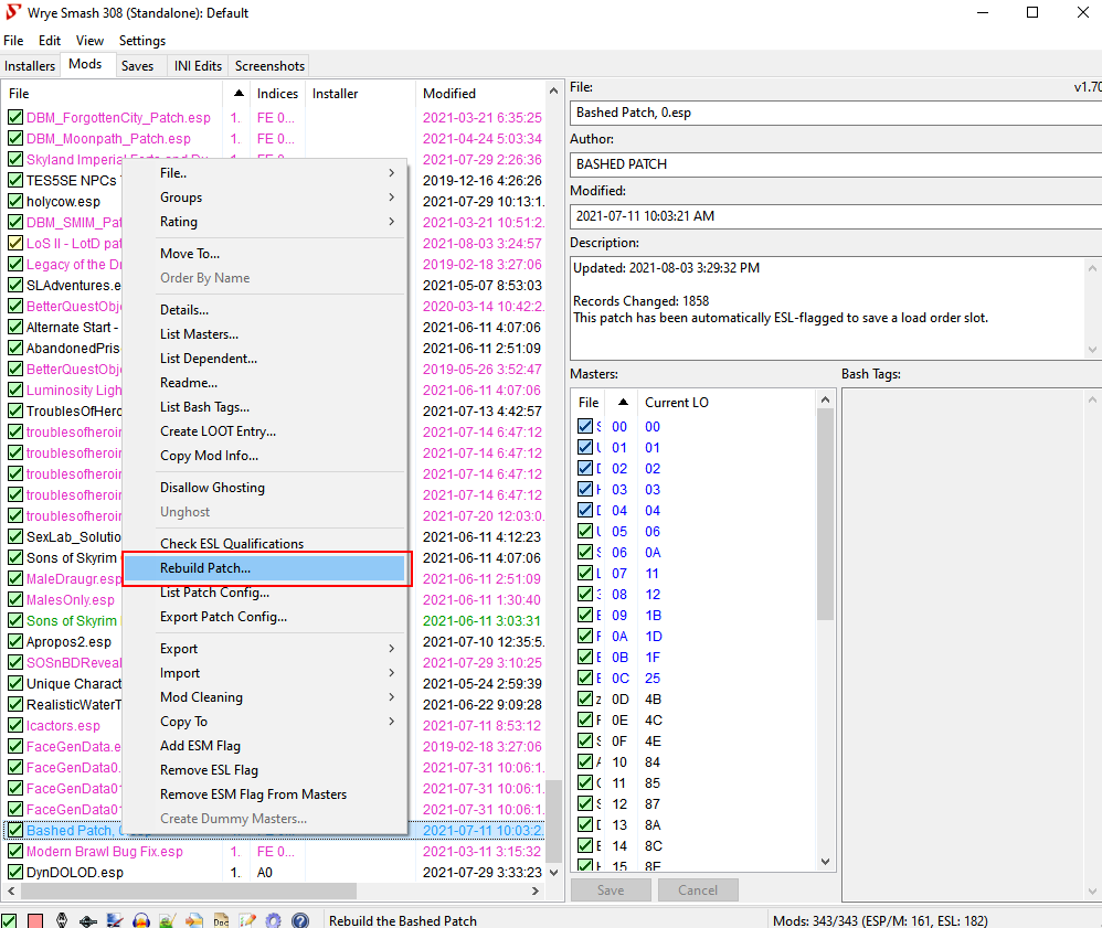 A Guide to making a proper Bashed Patch - Technical Support - Skyrim: Special Edition - LoversLab