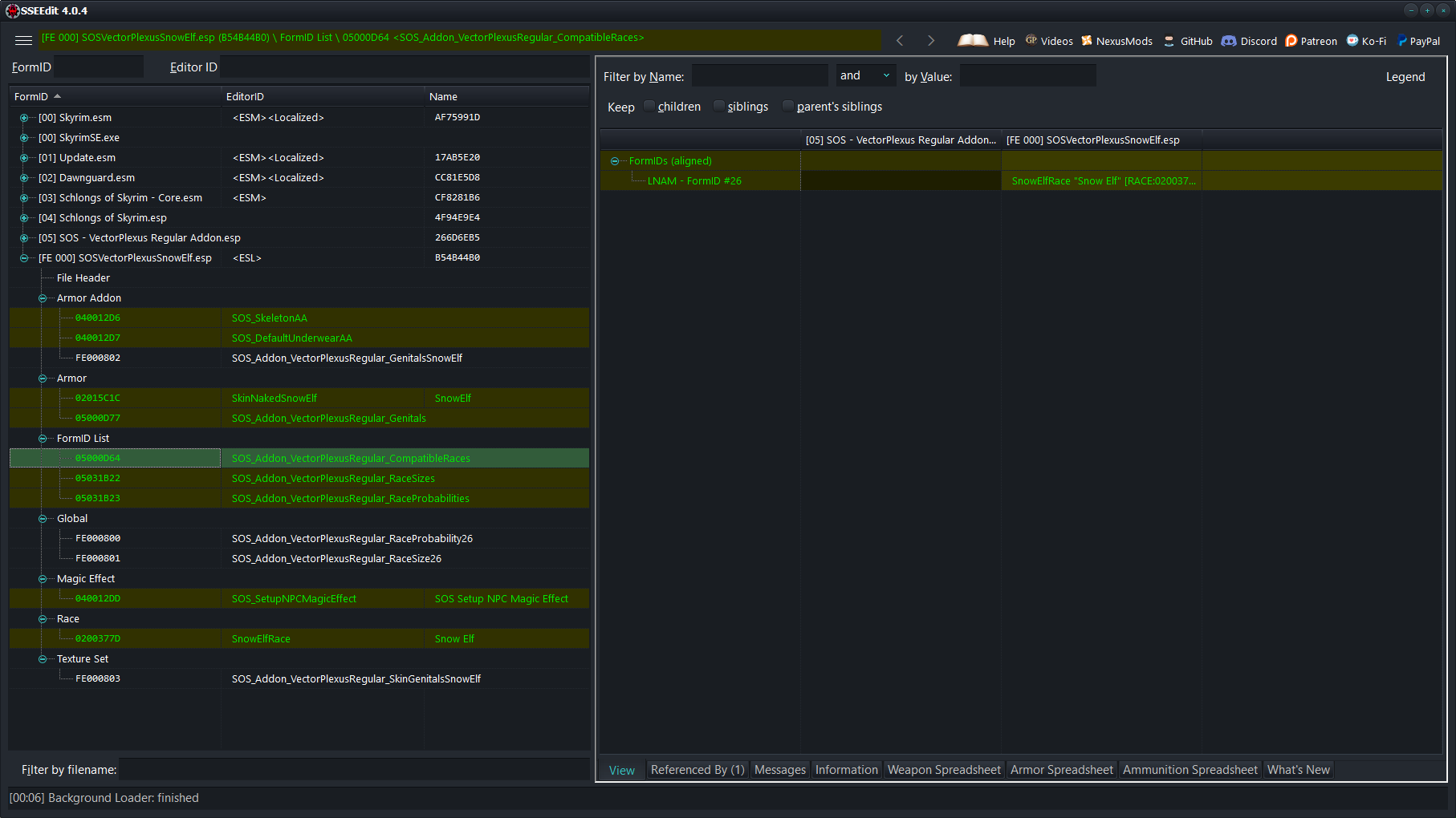 SOS VectorPlexus Dawnguard Snow Elf Patch - Downloads - Skyrim: Special ...