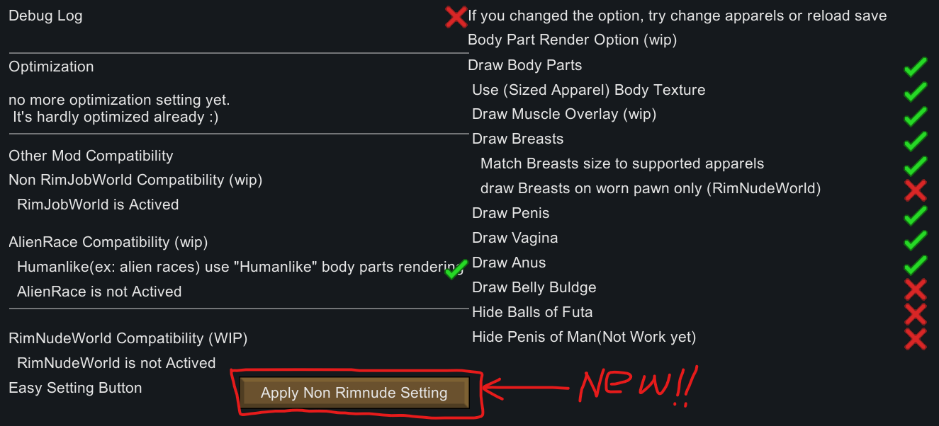 Sized Apparel For RJW With Body Part Rendering! - Rimworld - LoversLab