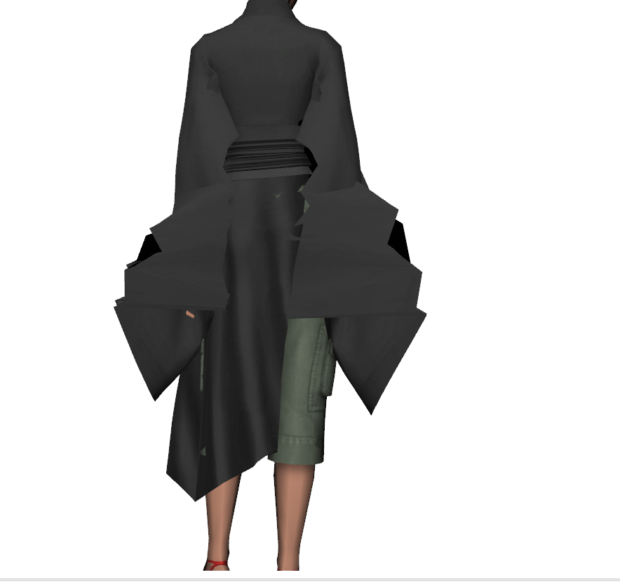 4to3 conversion) How to fix vertex weight of sleeve - The Sims 3 ...