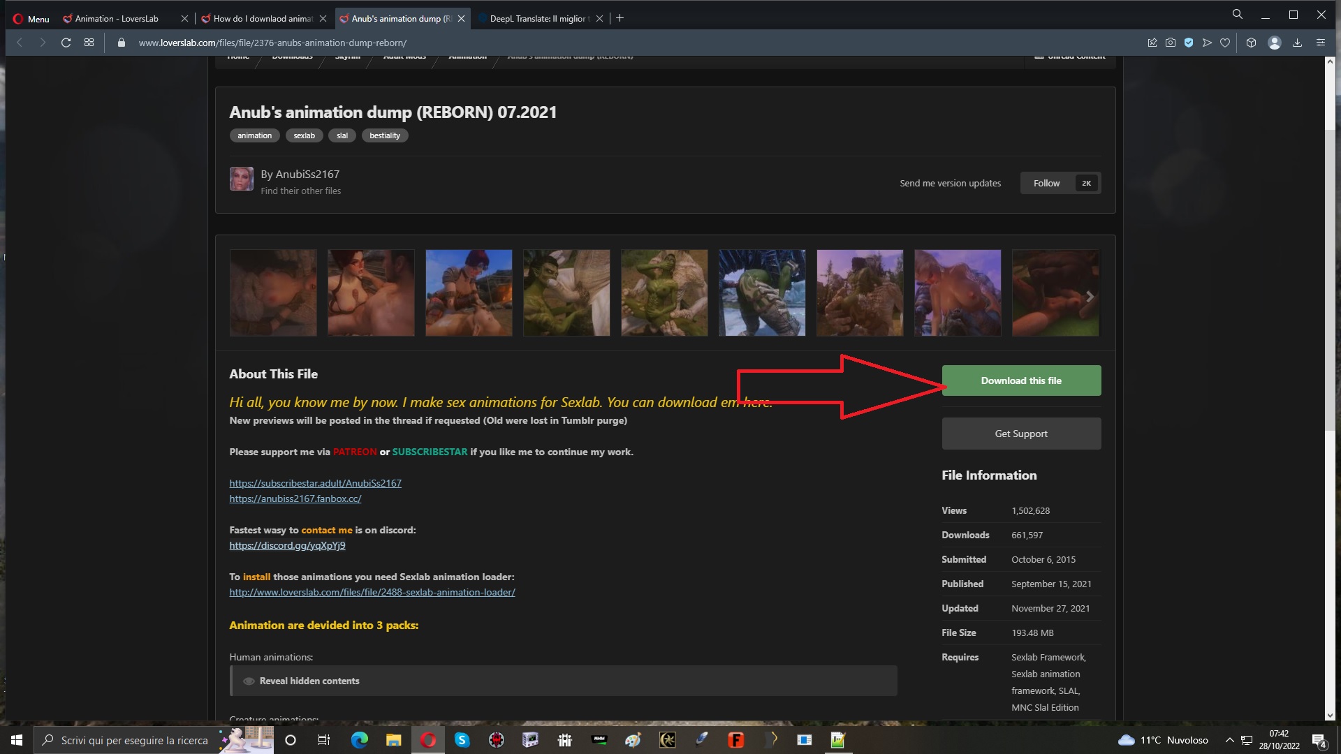 How do I downlaod animations ? - Technical Support - SexLab Framework - LoversLab