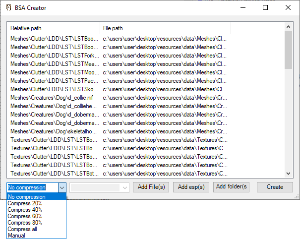 How convert a folder into BSA - Oblivion Technical Support - LoversLab