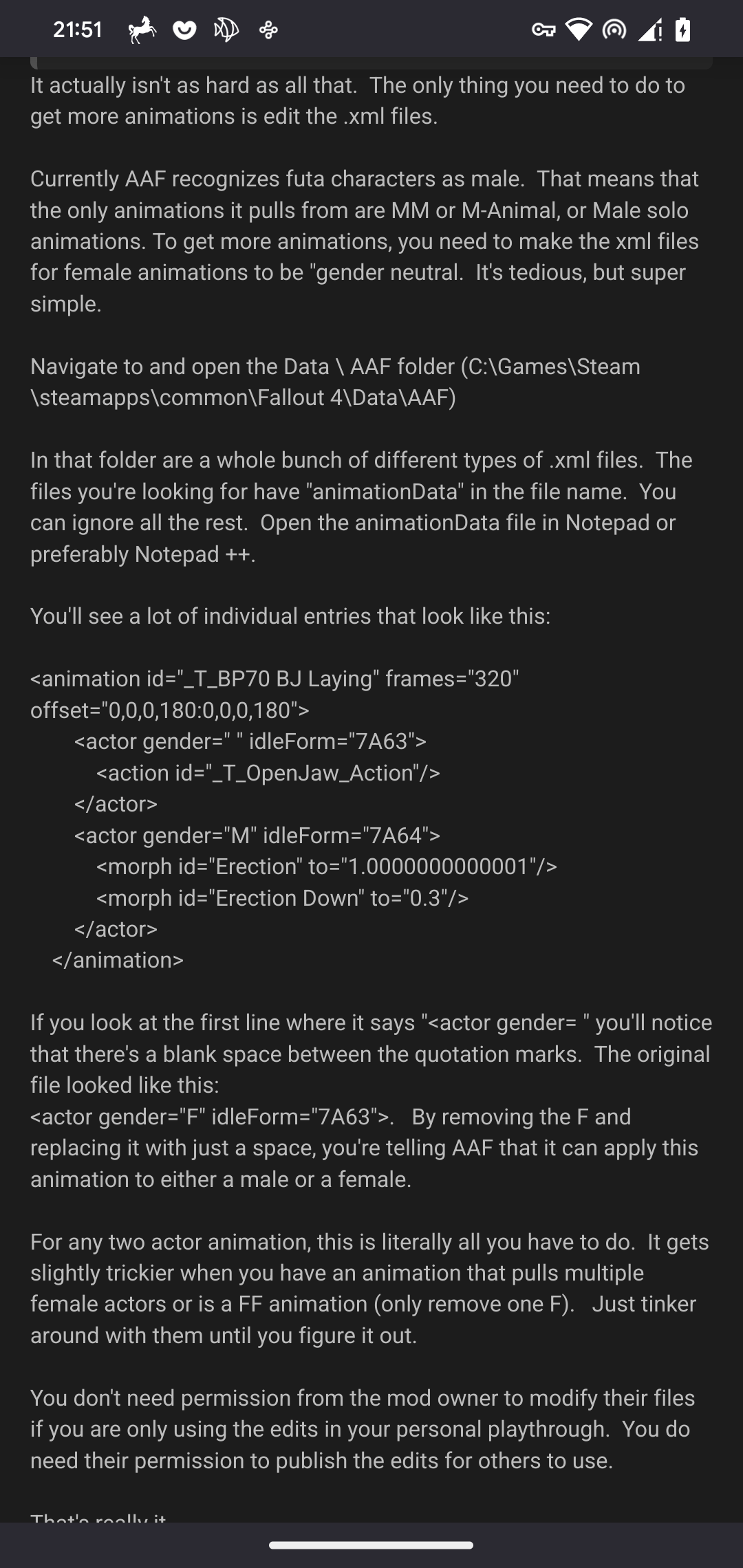 aaf only selects gay animations - Technical Support - Advanced Animation Framework - LoversLab