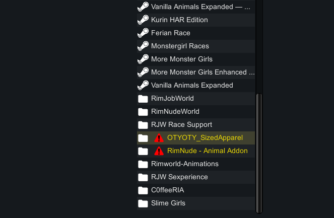 Sized Apparel For RJW With Body Part Rendering! - Page 14 - Rimworld ...