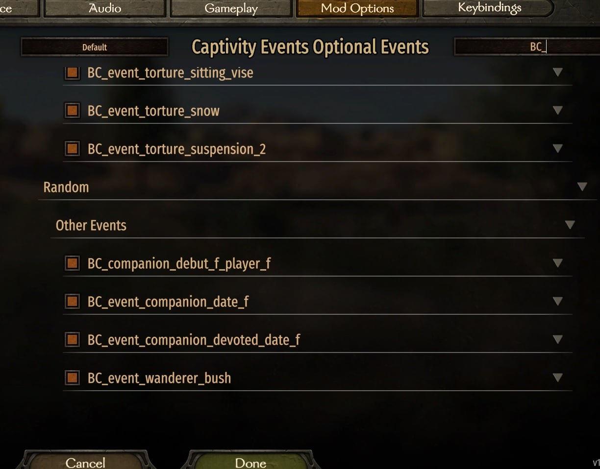 DEPRECATED (bc captor for CaptivityEvents for BannerLord) DEPRECATED ...