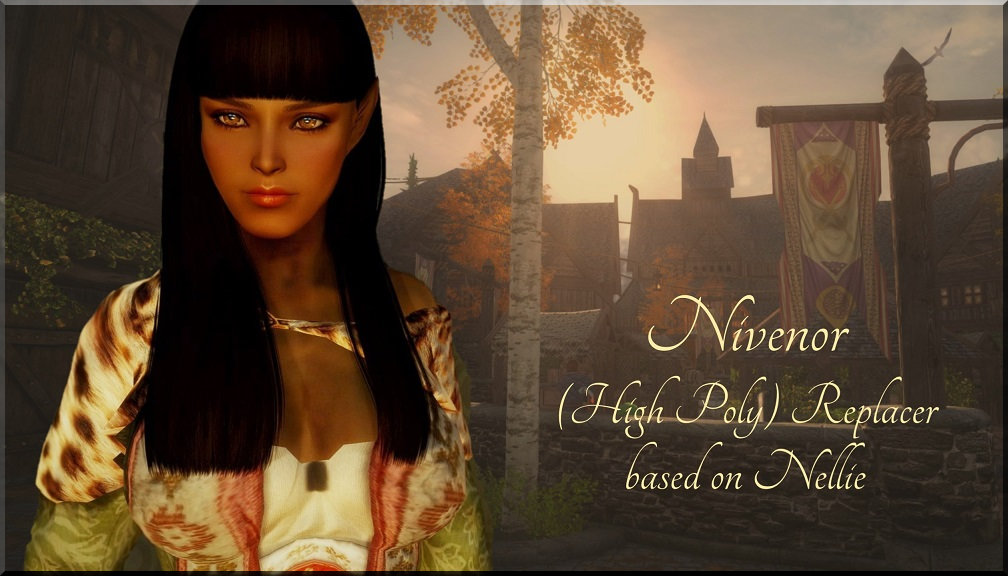 LK's Nivenor or Nellie (High Poly) Follower - CBBE HDT - UUNP HDT and Default (Maidens of Skyrim ...