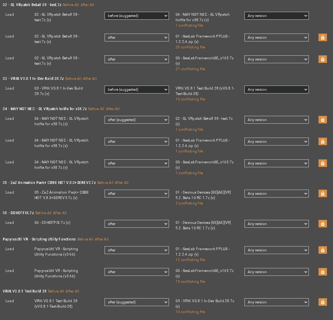 SexLab and Devious Devices *VR* Installation - Technical Support ...
