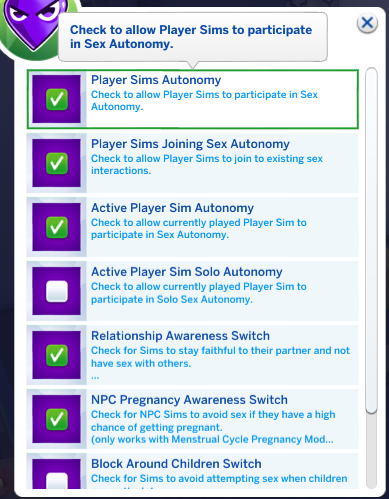 Option to stop NPCs from asking Player Sims for sex? - Technical ...