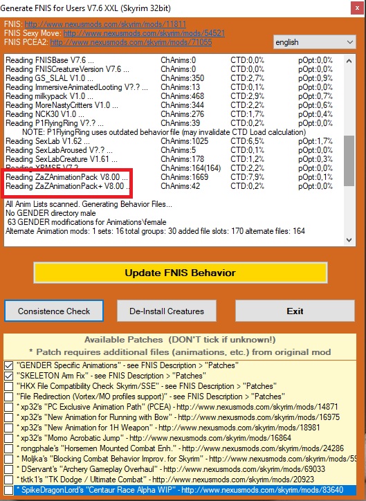 No corresponding behavior file - Skyrim Technical Support - LoversLab