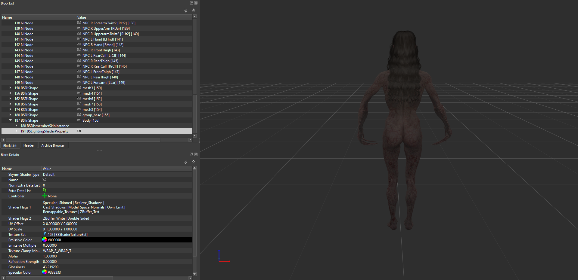 (SOLVED) Mesh weird problem - Skyrim Technical Support - LoversLab