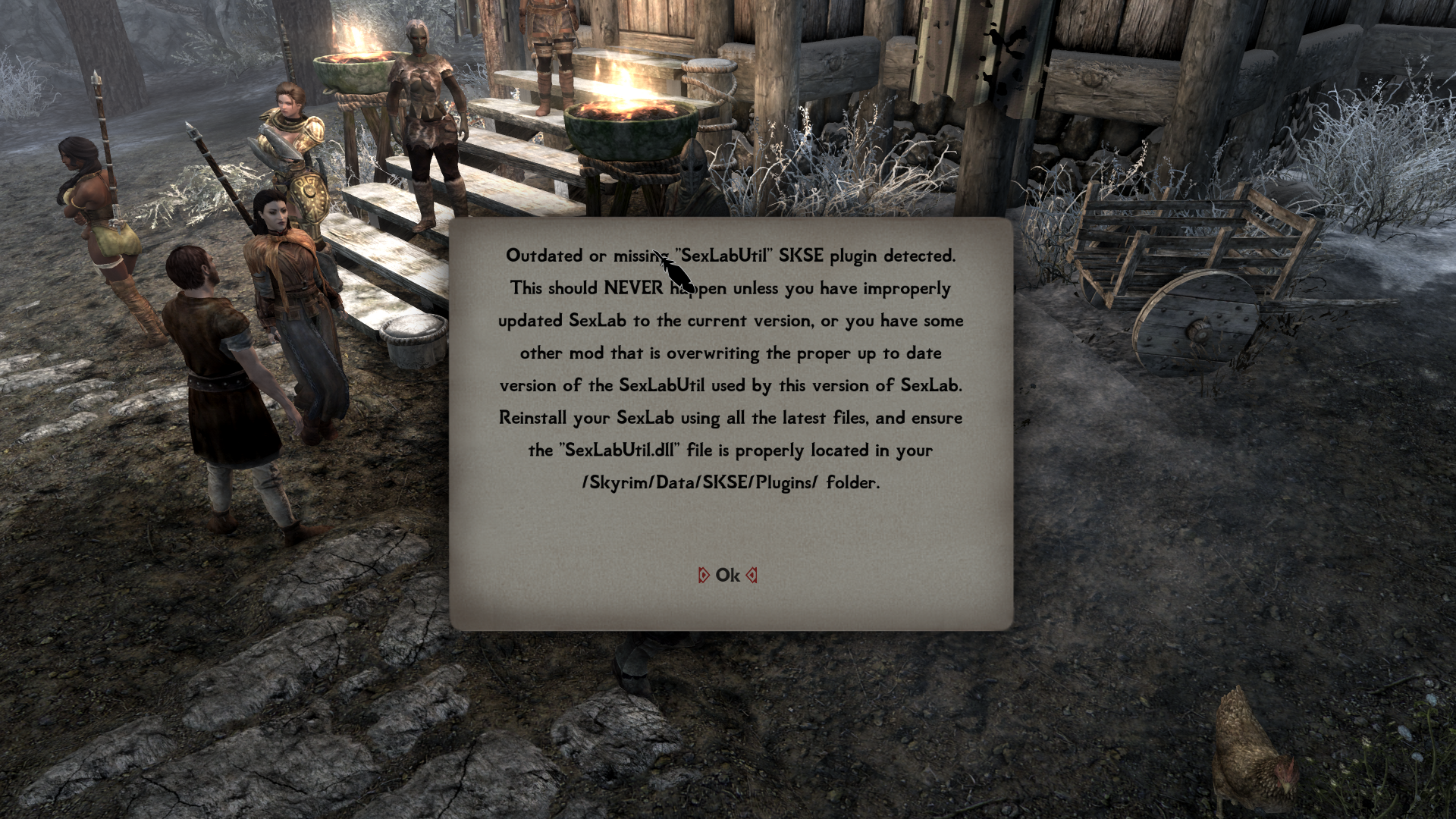 outdated or missing Sexlab util - Technical Support - Skyrim: Special ...