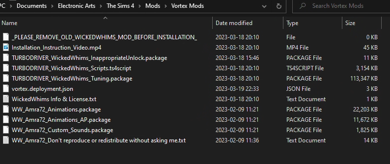 Inappropriate unlock mod break? - Technical Support - WickedWhims - LoversLab