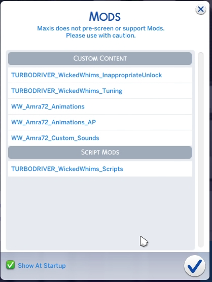 Inappropriate unlock mod break? - Technical Support - WickedWhims ...