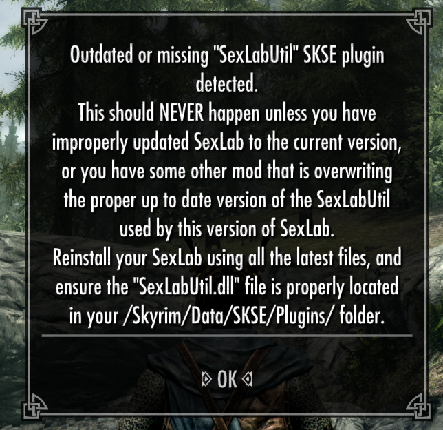 Some help with SE - Technical Support - SexLab Framework - LoversLab