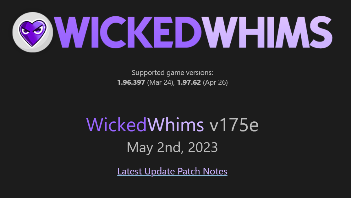 Exception error with newest WickedWhims version - Technical Support - WickedWhims - LoversLab