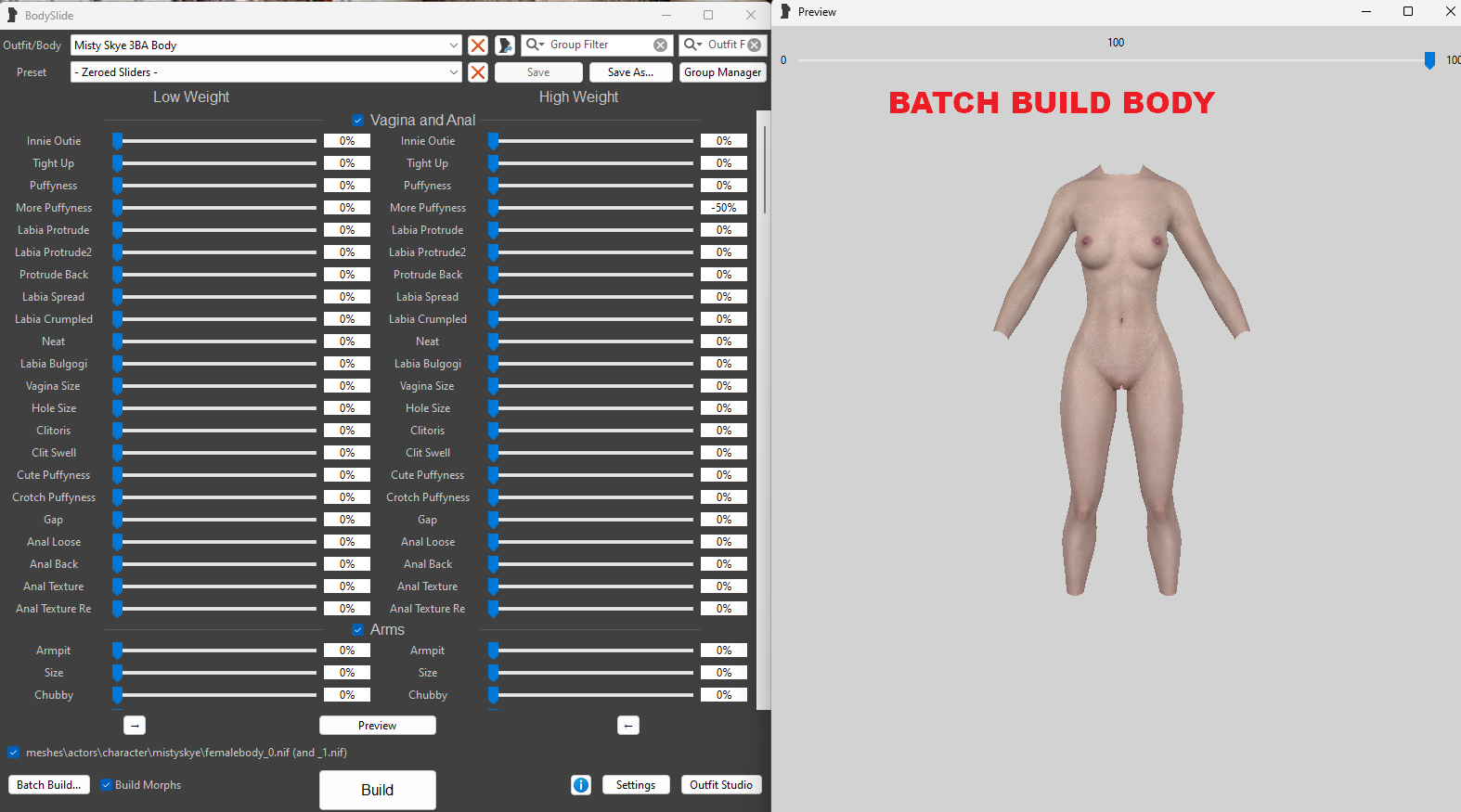 OBSOLETE)The Erotic Adventure of Misty Skye - too low quality 3BA Bodyslide Port. - Page 3 ...