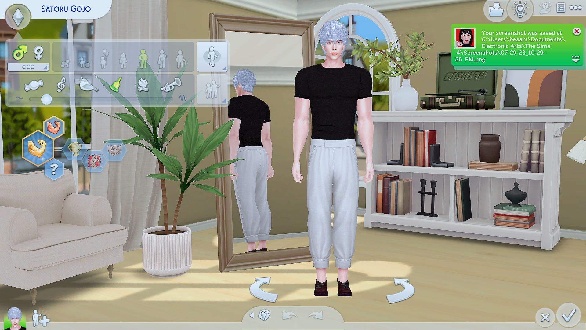 GOJO SATORU - JUJUTSU KAISEN - The Sims 4 - Sims - LoversLab