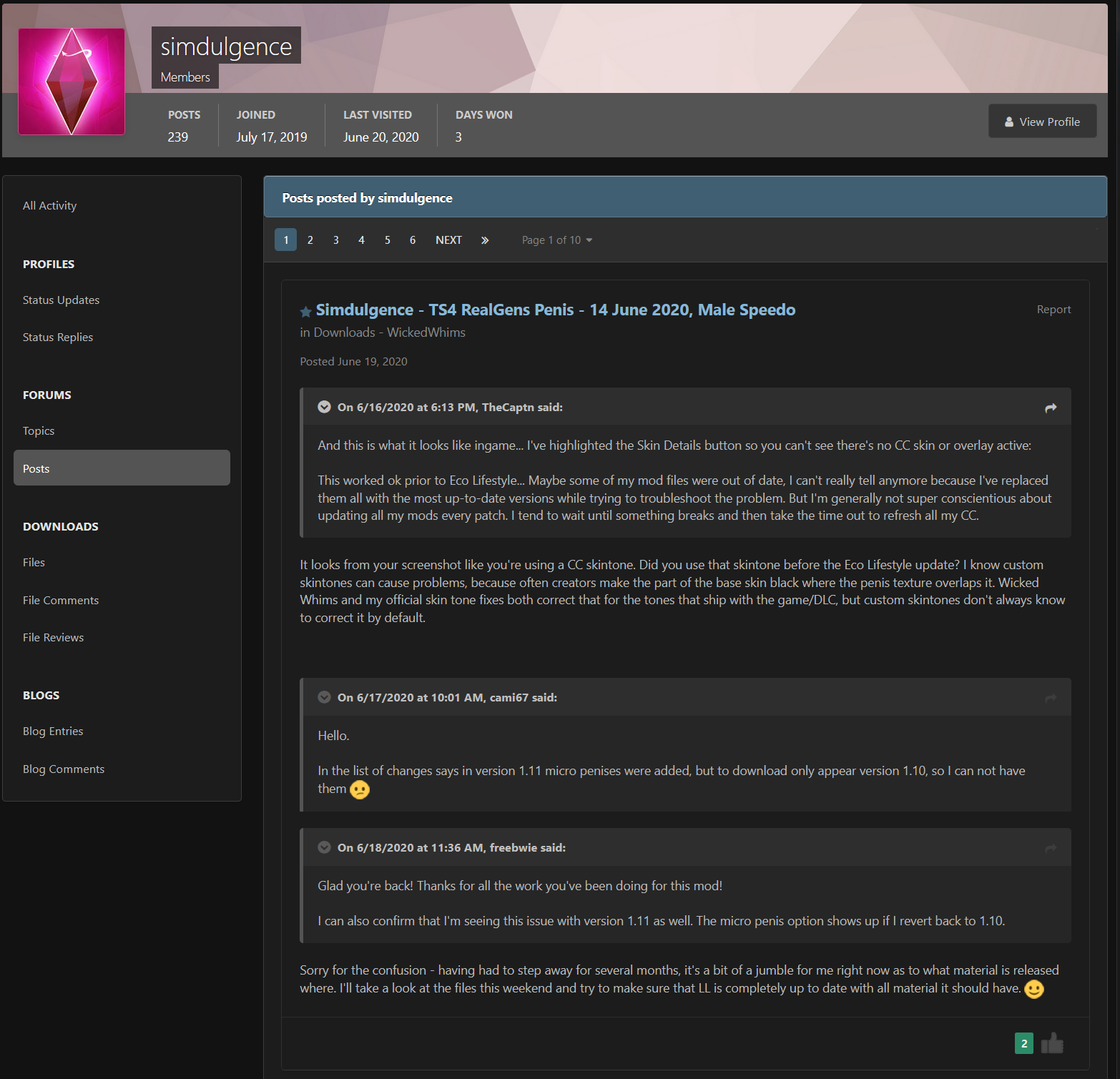 Simdulgence - TS4 RealGens Penis - 14 June 2020, Male Speedo - Page 57 ...