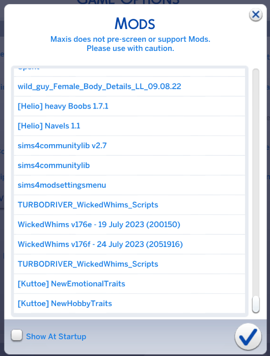 Wicked Whims Not Detected - Technical Support - WickedWhims - LoversLab