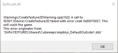 Buffout crash error message - Fallout 4 Technical Support - LoversLab