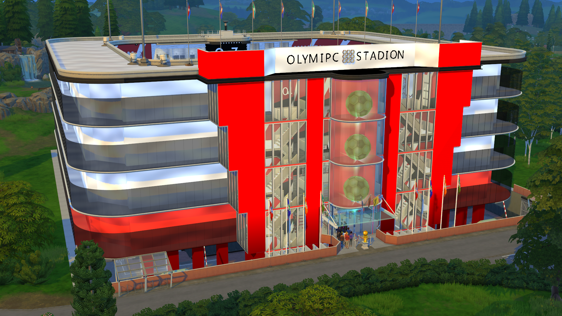 Complicated Build - Olympic / Football Stadium & Sport Center - The ...