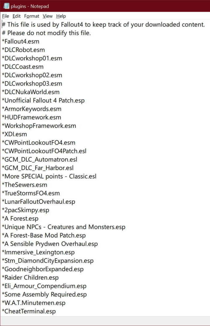 MO2 related - FO4 won't load mods - Fallout 4 Technical Support - LoversLab
