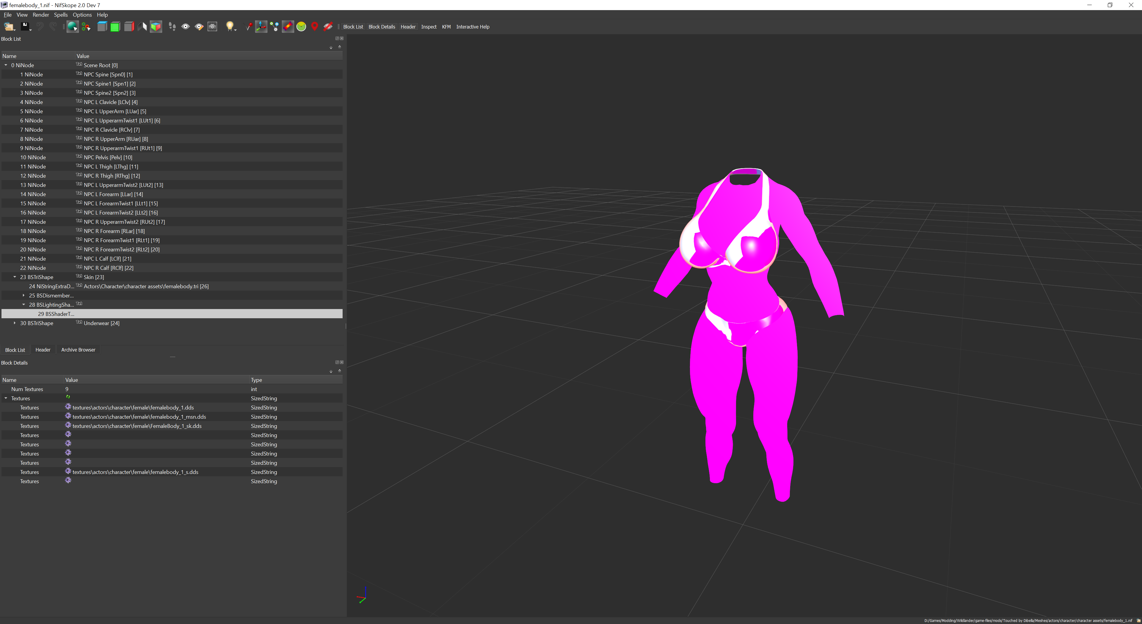 Bodyslide texture issues - Skyrim Technical Support - LoversLab