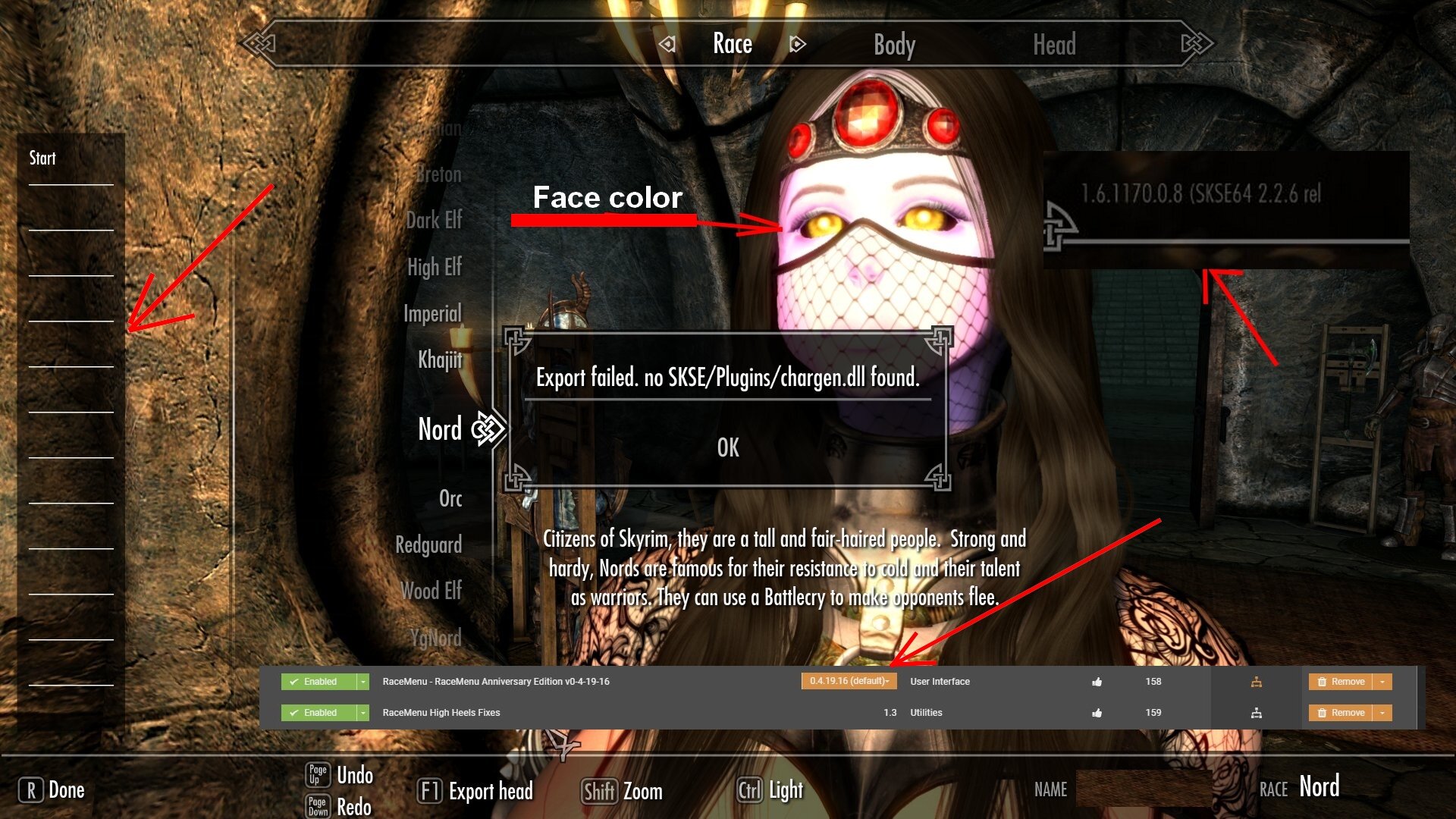 Problem with RaceMenu - Skyrim Technical Support - LoversLab