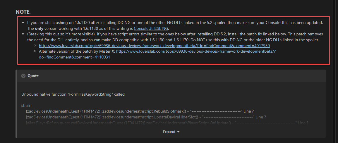 Devious Devices SE - Page 449 - Downloads - SexLab Framework SE - LoversLab