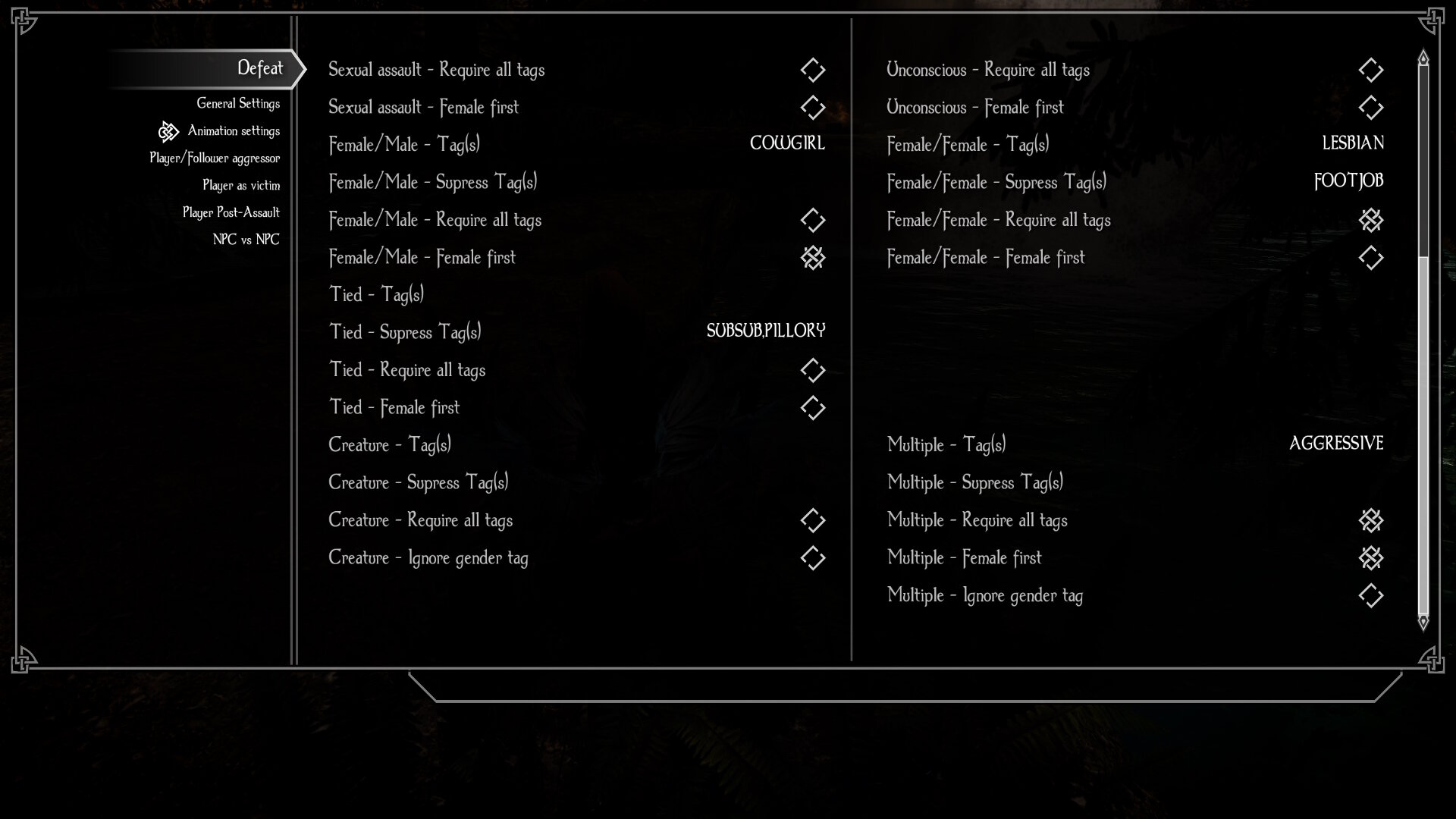 SL Defeat tags are inconsistent for group animations - Technical ...