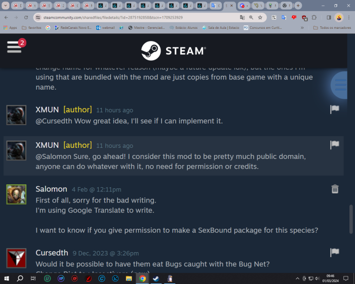 [mod] Have permission to give a race sexbound support? Share here! - Page 5 - Starbound - LoversLab