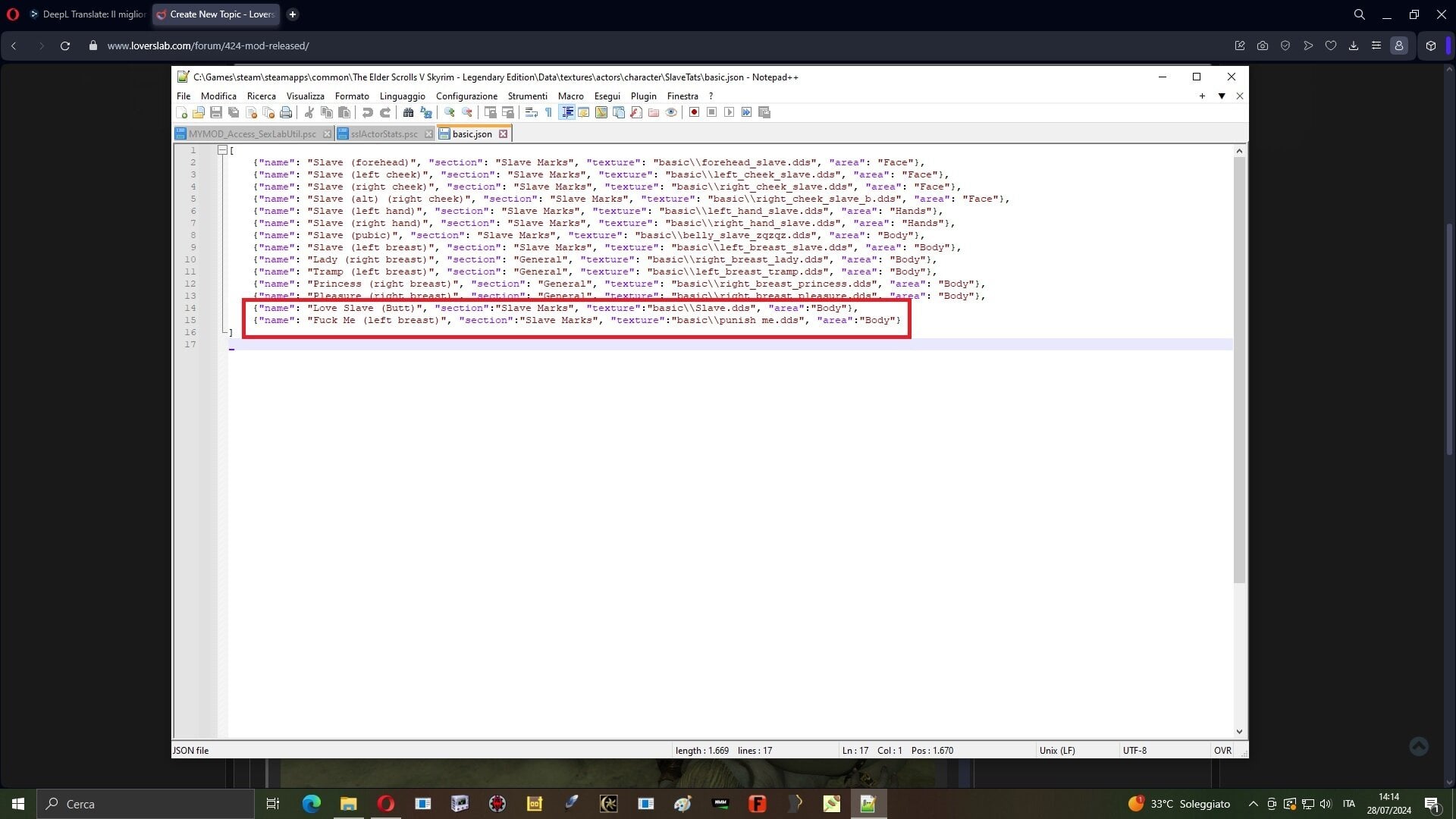 New Slavetats for Slave - Mod Released - LoversLab