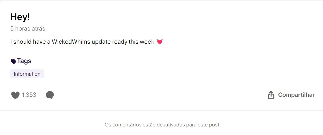 WickedWhims v185a [2025-07-30] - Page 1109 - Downloads - WickedWhims - LoversLab