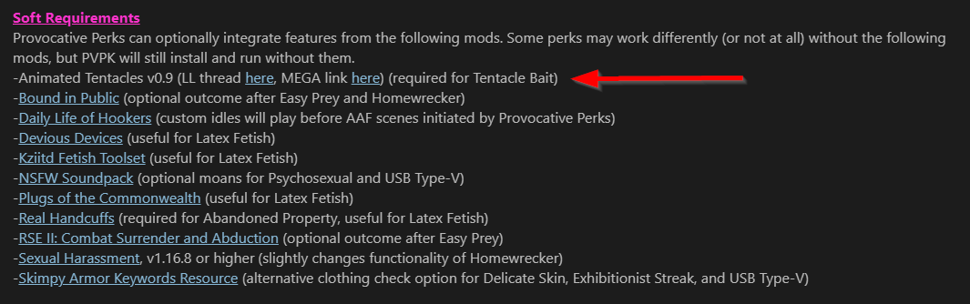 Provocative Perks - Downloads - Advanced Animation Framework - LoversLab
