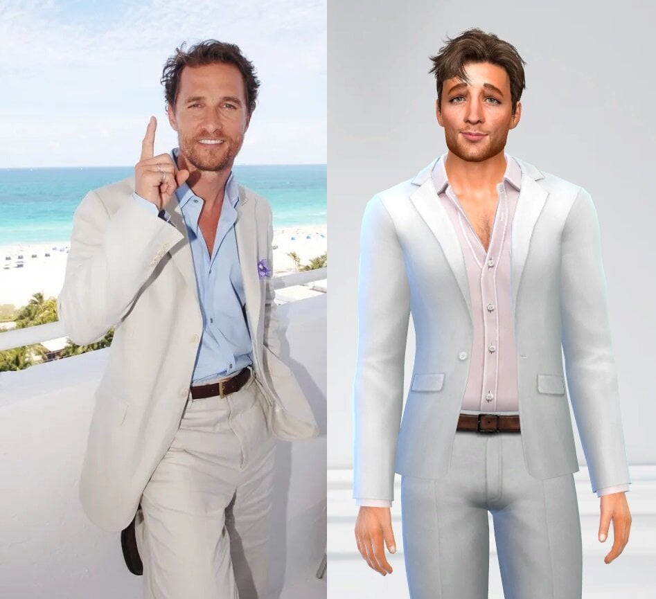 Actor Matthew McConaughey! - The Sims 4 - Sims - LoversLab