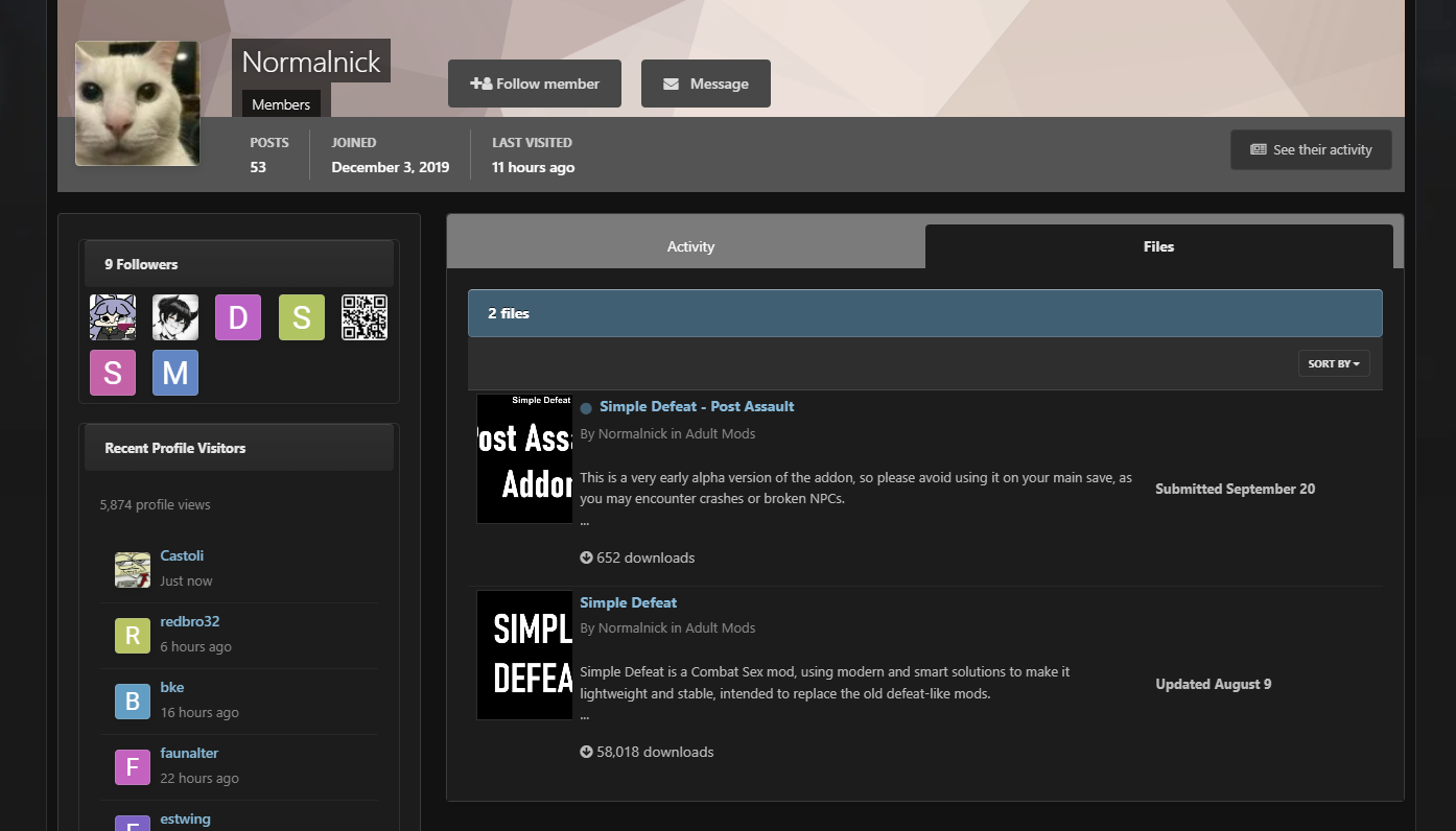 Simple Defeat - Page 17 - Downloads - Skyrim: Special Edition Adult ...