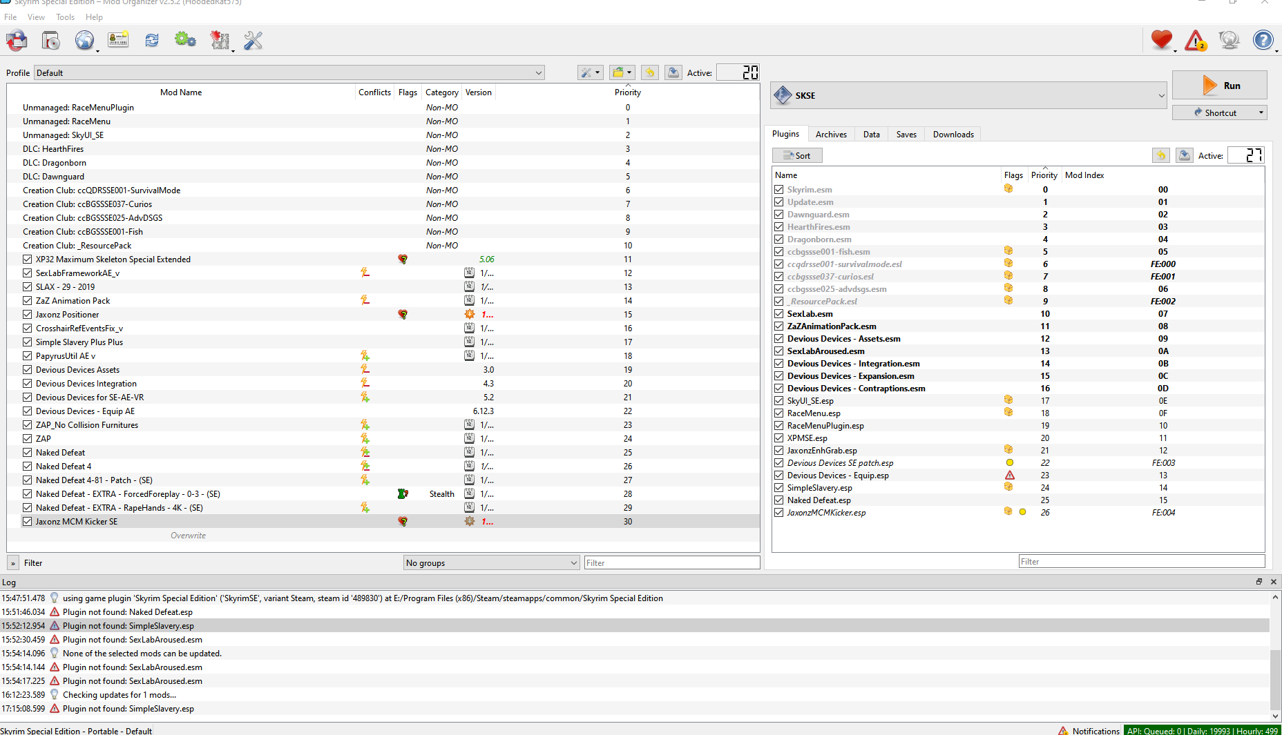 New To Skyrim Modding Having An Issue With A Bunch Of Mods Not Showing Up In Mcm Technical